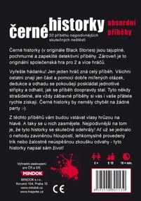 MINDOK HRA Černé historky - ABSURDNÍ *SPOLEČENSKÉ HRY* mn153
