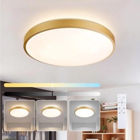 Brilagi - LED Stmívat. svítidlo GLASS POOL DOUBLE LED/60W/230V 50 cm zlatá + DO