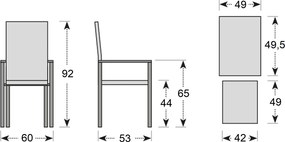 Doppler TAMAN 4 FSC® - zahradní stohovací teakové křeslo - Rozbalené zboží (N373)