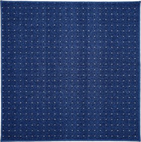 Condor Carpets, Kusový koberec Udinese modrý čtverec, 60x60, modrá, chodba / předsíň