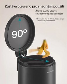 Odpadkový koš Jelis 3 L černý