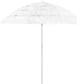 Plážový slunečník Hawaii bílý 240 cm 314701