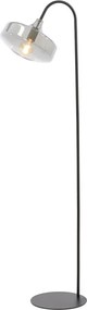 Černá stojací lampa (výška 160 cm) Solna – Light &amp; Living