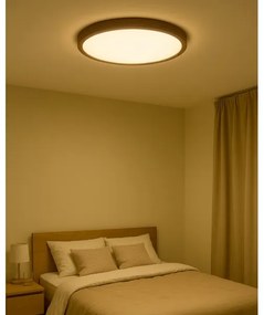 LED Stropní svítidlo LED/32W/230V 3000/4000/6500K pr. 40 cm hnědá