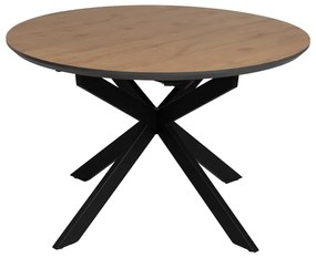 Kulatý rozkládací jídelní stůl s přídavnou deskou ø 120 cm Rocía – Ixia