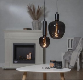 Teplá LED dekorativní žárovka E27, 2 W Black Apple – Star Trading