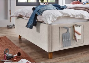 Béžová dětská postel s úložným prostorem s roštem 120x200 cm Cosy – Meise Möbel
