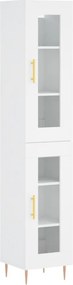 Skříň highboard bílá 34,5 x 34 x 180 cm kompozitní dřevo 3199417