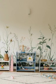 Knihovnička na Montessori hračky a pomůcky - větší - růžová