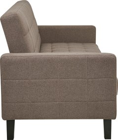 House Nordic Rozkládací pohovka s úložným prostorem MILTON hnědá 204 cm