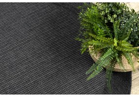 Kusový koberec Dimara černý kruh 150cm