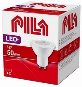LED žárovka GU10 PILA MV 4,7W (50W) neutrální bílá (4000K), reflektor 60°