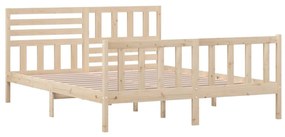 Rám postele masivní dřevo 160 x 200 cm,  3101163
