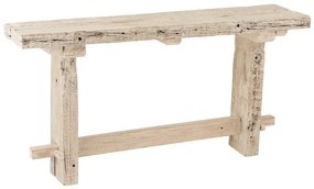 Vintage dřevěný konzolový stůl z recyklovaného dřeva Adelais - 150*37*77 cm