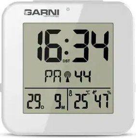 GARNI 138W - digitální budík s teploměrem a vlhkoměrem