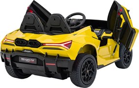 Elektrické autíčko Lamborghini Revuelto XL STRONG žluté