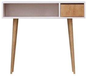 Designová konzole Phailin 100 cm vzor dub