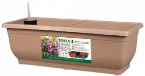 Nohelgarden Truhlík TORENIE MODERN samozavlažovací plastový matný 50cm