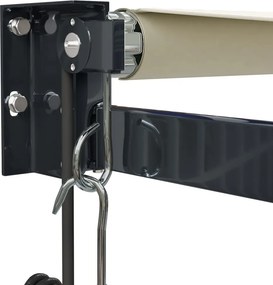 Automatická zatahovací markýza krémová 4,5 x 3 m 3154504