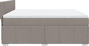 Box spring postel s matrací taupe 180x200 cm textil 3289451