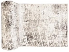 Běhoun moderní abstraktní NIL 8007 4 944 béžový šedý bílý Rozměr: 100 cm