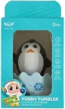 TEDDIES Kolíbací hračka Tučňák / Se zvukem / Plast / 8 cm / 0m+