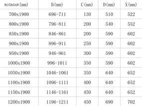 Mexen Roma sprchové dveře otevírací 110 cm, transparentní, chrom - 854-110-000-01-00
