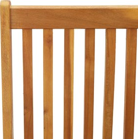vidaXL Zahradní polohovací židle 3 ks masivní akáciové dřevo [311847] Barva: Hnědá