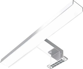 LED koupelnové osvětlení 3v1 WO827, 40 cm, stříbrná