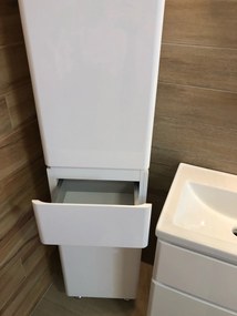 Lavedo Lion White II 40 vysoká závěsná skříňka do koupelny Orientace: Pravá
