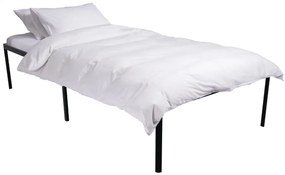Kovová Postel Hamlin - 200 x 100, v 41 cm - Černá