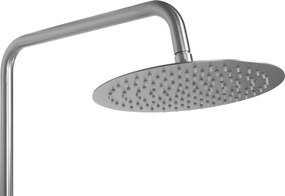 Rea Vincent, sprchový set s termostatickou baterií a dešťovou hlavicí 25cm, nikl matný, REA-P6603