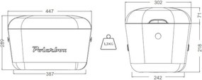 Chladicí box v petrolejové barvě 20 l Classic – Polarbox