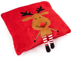 4Home Vánoční povlak na polštářek Happy Reindeer, 40 x 40 cm