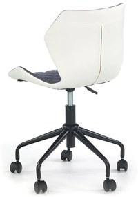 Kancelářská židle Dorie šedá/bílá