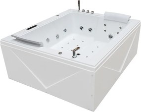 Terra Hydromasážní vana DIABLO 666 II 180x150 s ohřevem vody