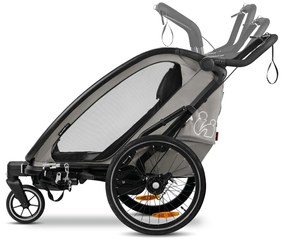 Hauck Bike N Walk Duo cyklovozík 3v1 light grey