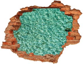 Wallmuralia Fototapeta díra na zeď Průzračná voda 90x70 cm