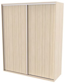 Nábytek Mikulík Skříň FLEXI 2 - 2x dveře plné ROZMĚR: (š/v/h) 220 x 220 x 65 cm