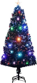 Předem osvětlený vánoční stromek se stojanem a LED 120 cm optické vlákno 284300