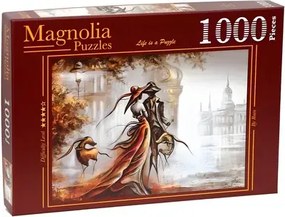 MAGNOLIA Puzzle Schůzka naslepo / 1000 dílků / 68 x 48 cm