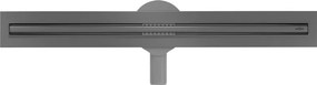 Mexen Flat 360° Slim otočný liniový odtok 50 cm, gun gray kartáčovaný - 1E41050