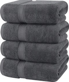 Utopia Towels Sada 4 osušek 100% bavlna ring-spun 69x137