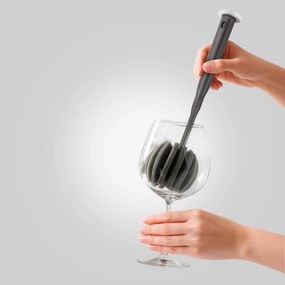 METALTEX Sada 3 kartáčů na nádobí a sklenice - BRUSH UP (1x násada + 3x hlavice)