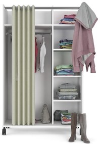 Skříň Kit 93119 bílá/beige