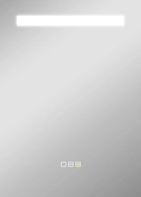 HOMCOM Koupelnové Zrcadlo s LED Osvětlením 70x50 cm Nástěnné Zrcadlo s 3 Barvami Světla Funkce Proti Zamlžování Paměťová Funkce Dotykový Spínač IP44 |