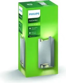 Philips Trowel 2x5W hliníkové / Venkovní nástěnné svítidlo / GU10 / IP