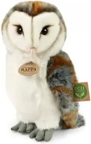 RAPPA Plyšová sova pálená 27 cm / ECO-FRIENDLY / od 0 měsíců