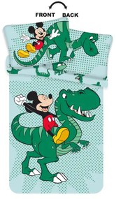 Jerry Fabrics Povlečení do postýlky Mickey Dino baby 100x135, 40x60 cm