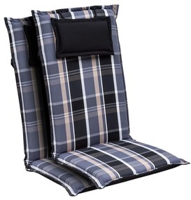 Elbe, čalouněná podložka, podložka na židli, podložka na vyšší polohovací křeslo, na zahradní židli, dralon, 50 × 120 × 8 cm, 2 x čalounění
